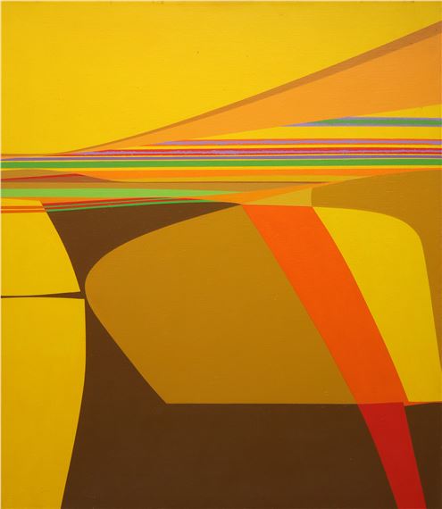 Edward R. Lewis | The abstracted southwest landscape composition ...