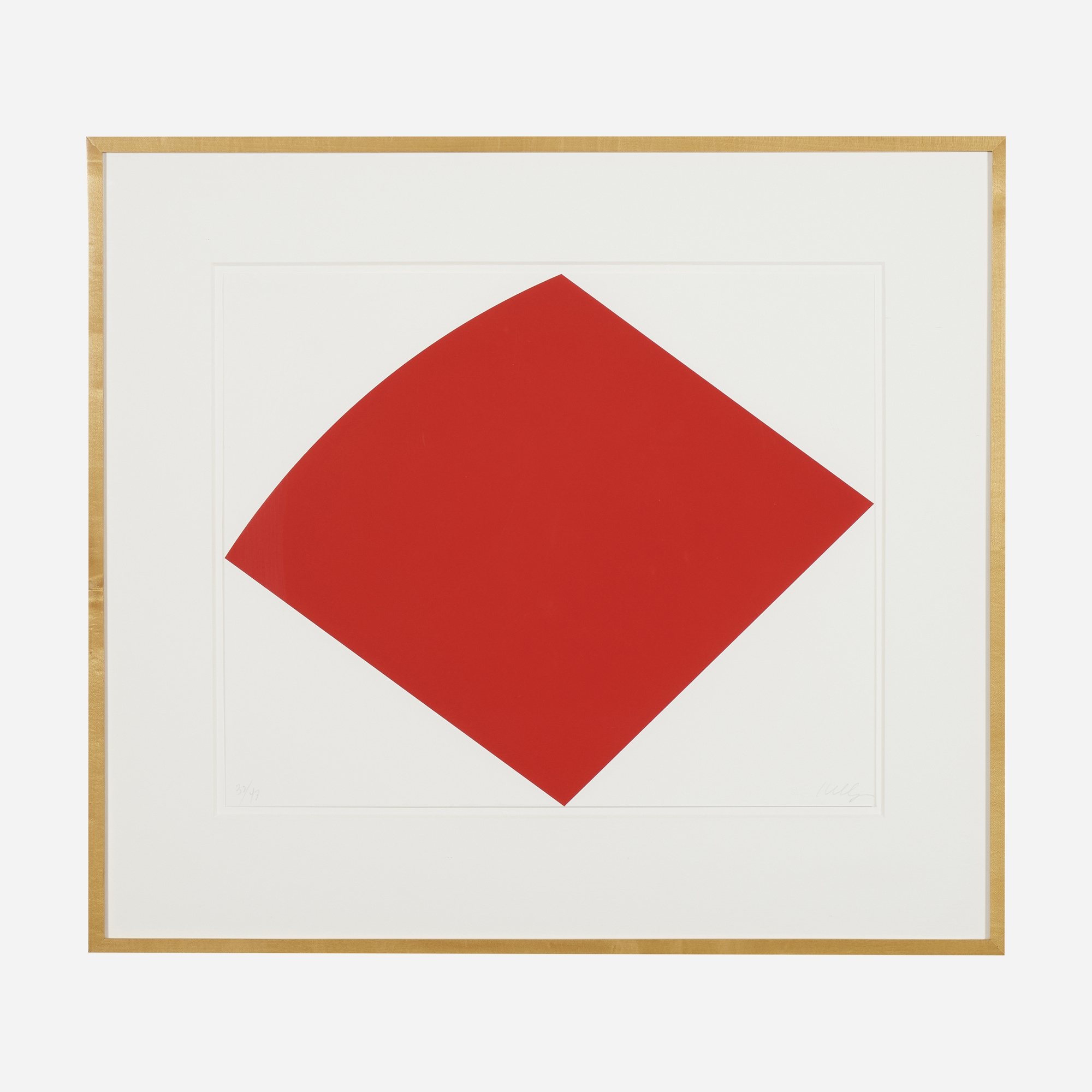 Ellsworth Kelly | Red Curve (1996 - 1997) | MutualArt