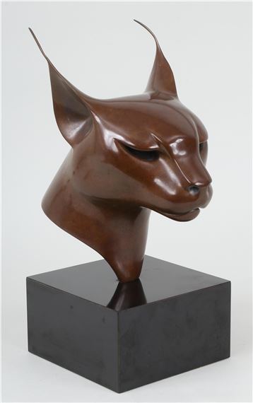 Paul Jeynes | Bust of lynx (1989) | MutualArt