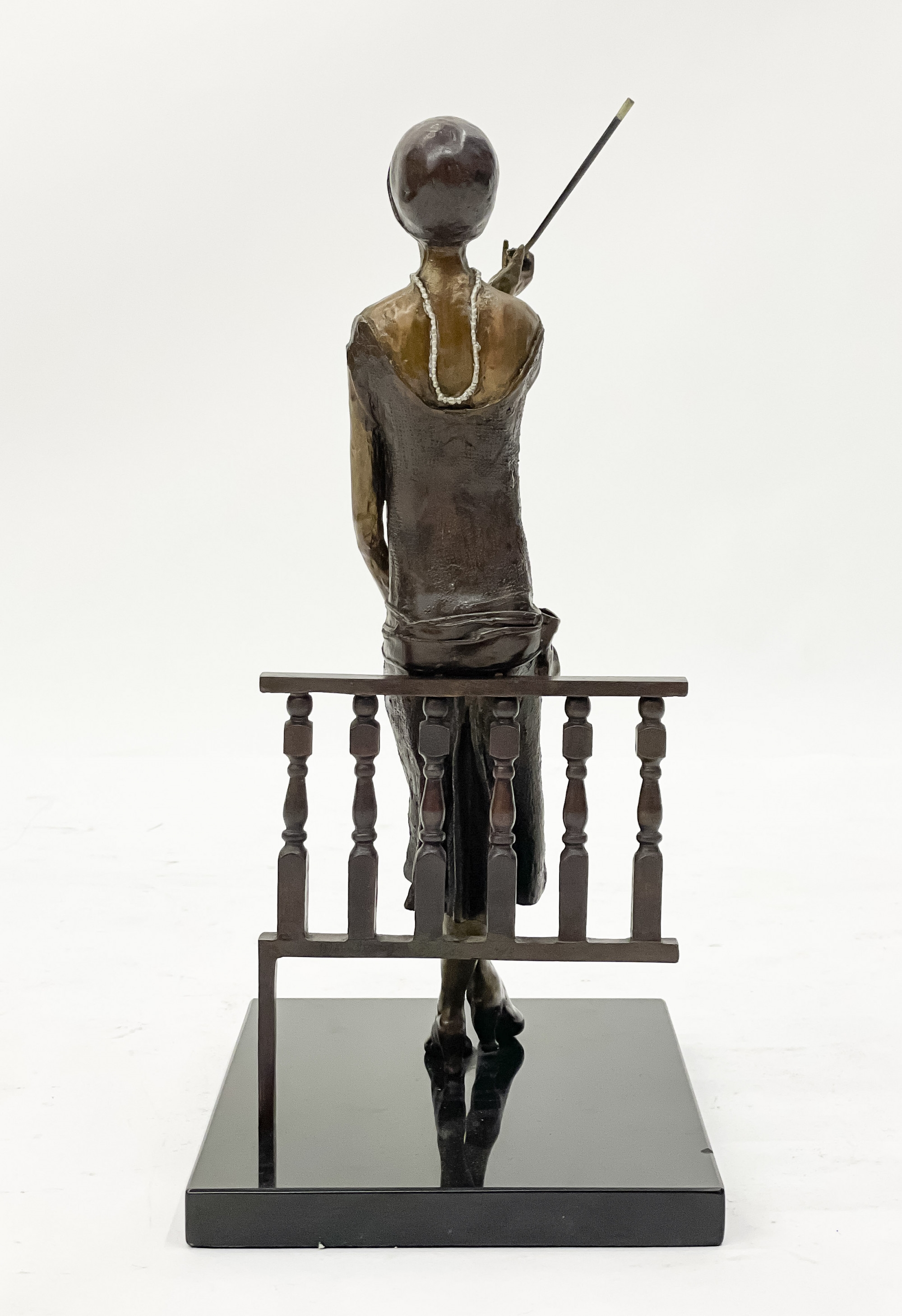 Corinne Weinberg | Flapper Leaning On Banister (1984) | MutualArt