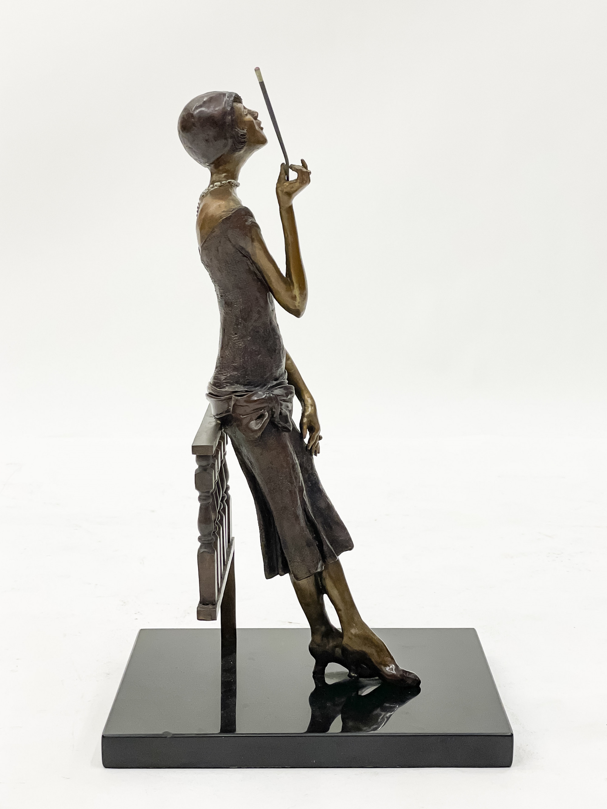 Corinne Weinberg | Flapper Leaning On Banister (1984) | MutualArt