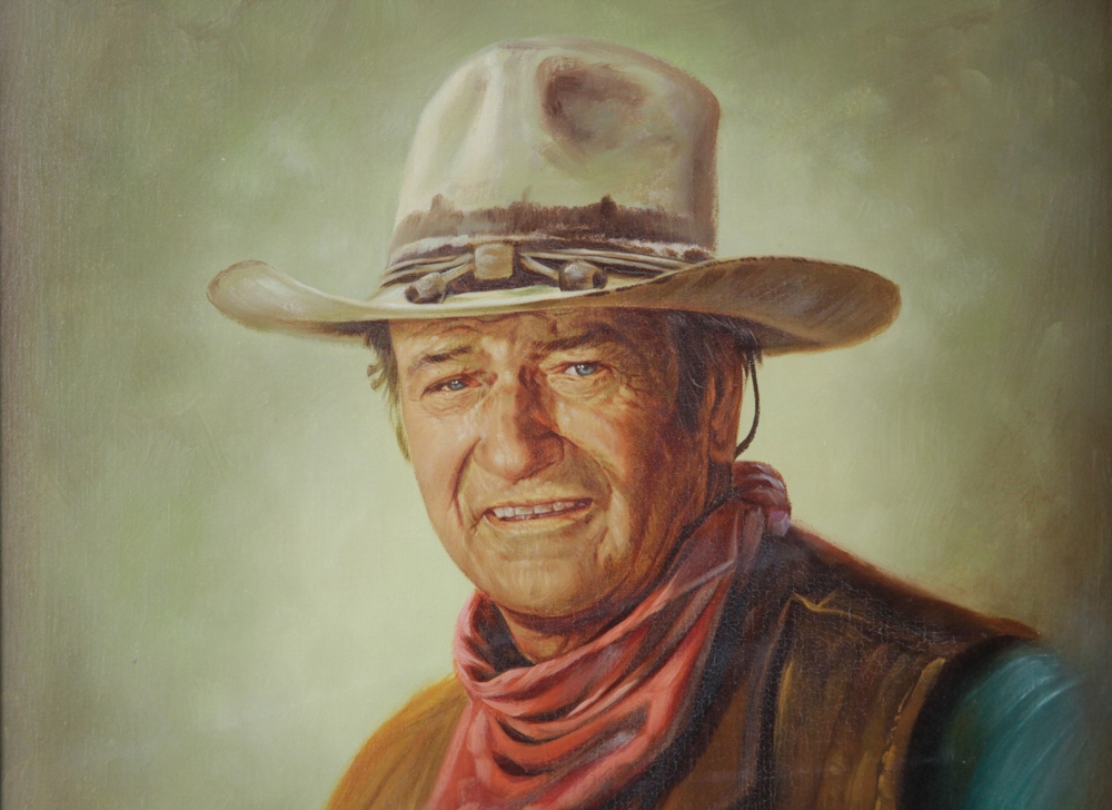 Lee Young | Portrait of John Wayne | MutualArt