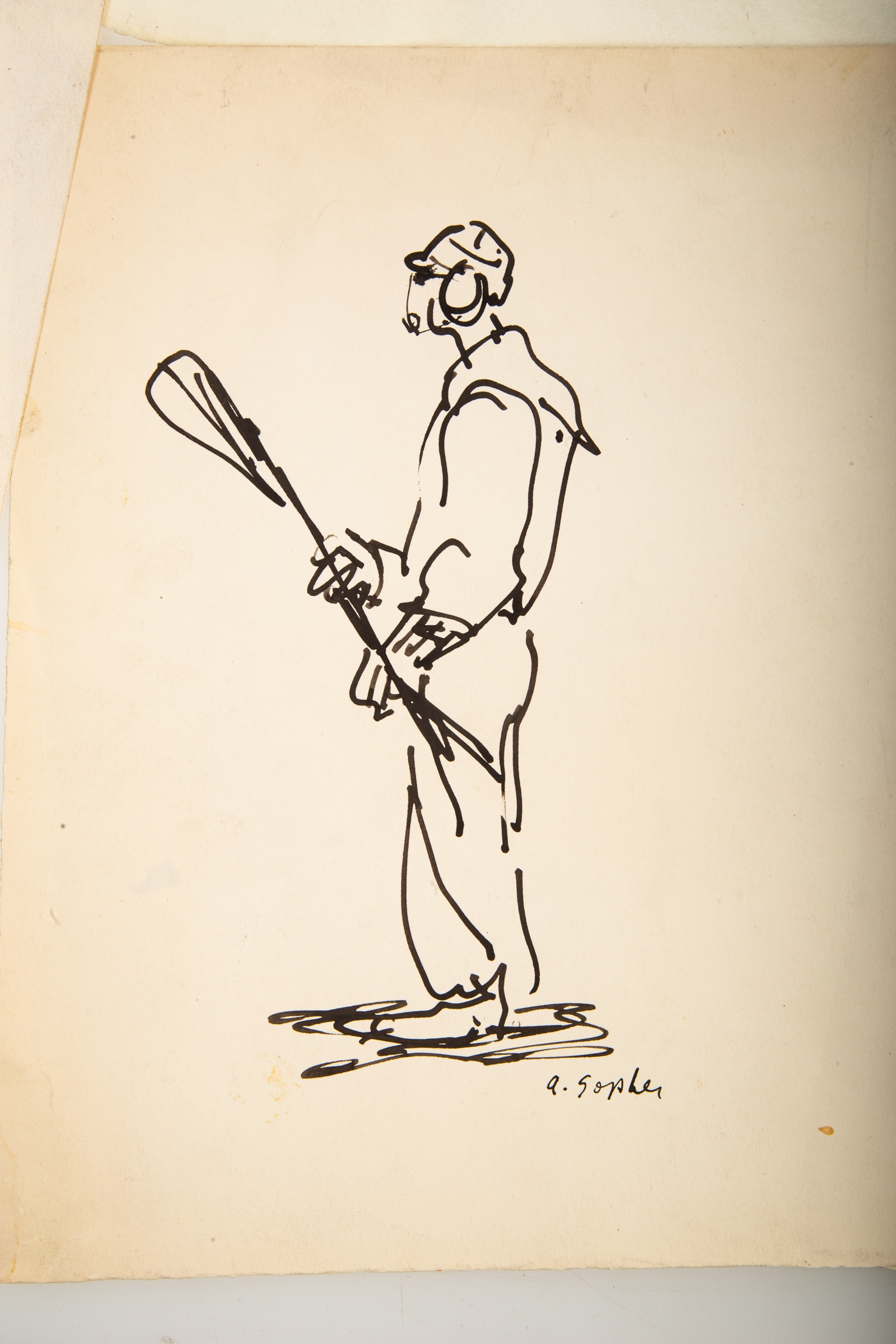 Aaron Sopher | Five Unframed Drawings | MutualArt