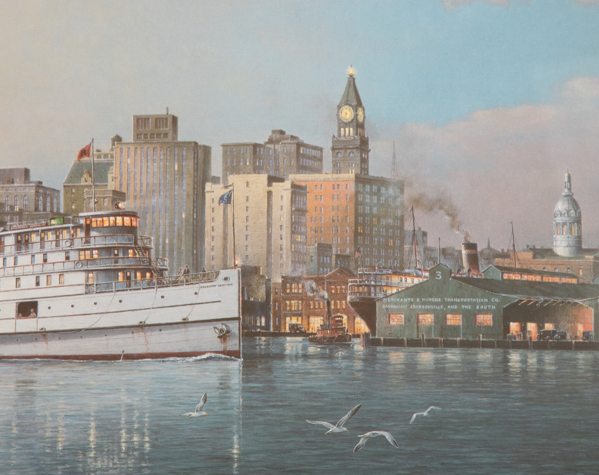 Paul McGehee | Old Baltimore at Twilight | MutualArt