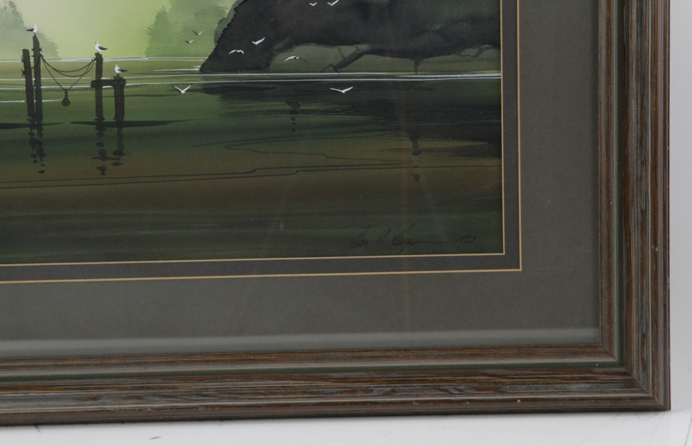 Dan A. Deegan | Coastal river (1979) | MutualArt