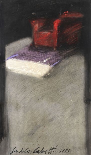Fabio Calvetti | Fauteuil rouge (1995) | MutualArt