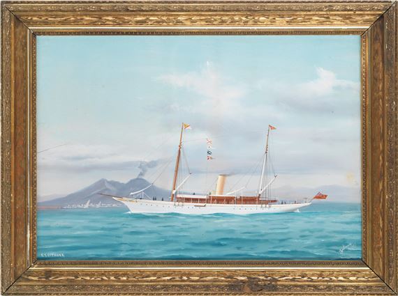 Antonio de Simone | SY Varuna flying the burgee of the New York Yacht ...