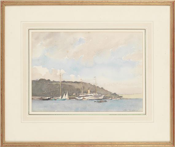 Arthur Briscoe | Yachts off a headland (36) | MutualArt