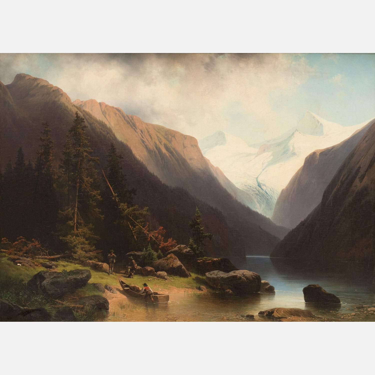 Josef Holzer | VIEW OF KÖNIGSSEE WITH THE WATZMANN | MutualArt