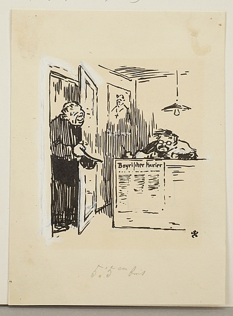 Arpad Schmidhammer | Three cartoons (1918) | MutualArt