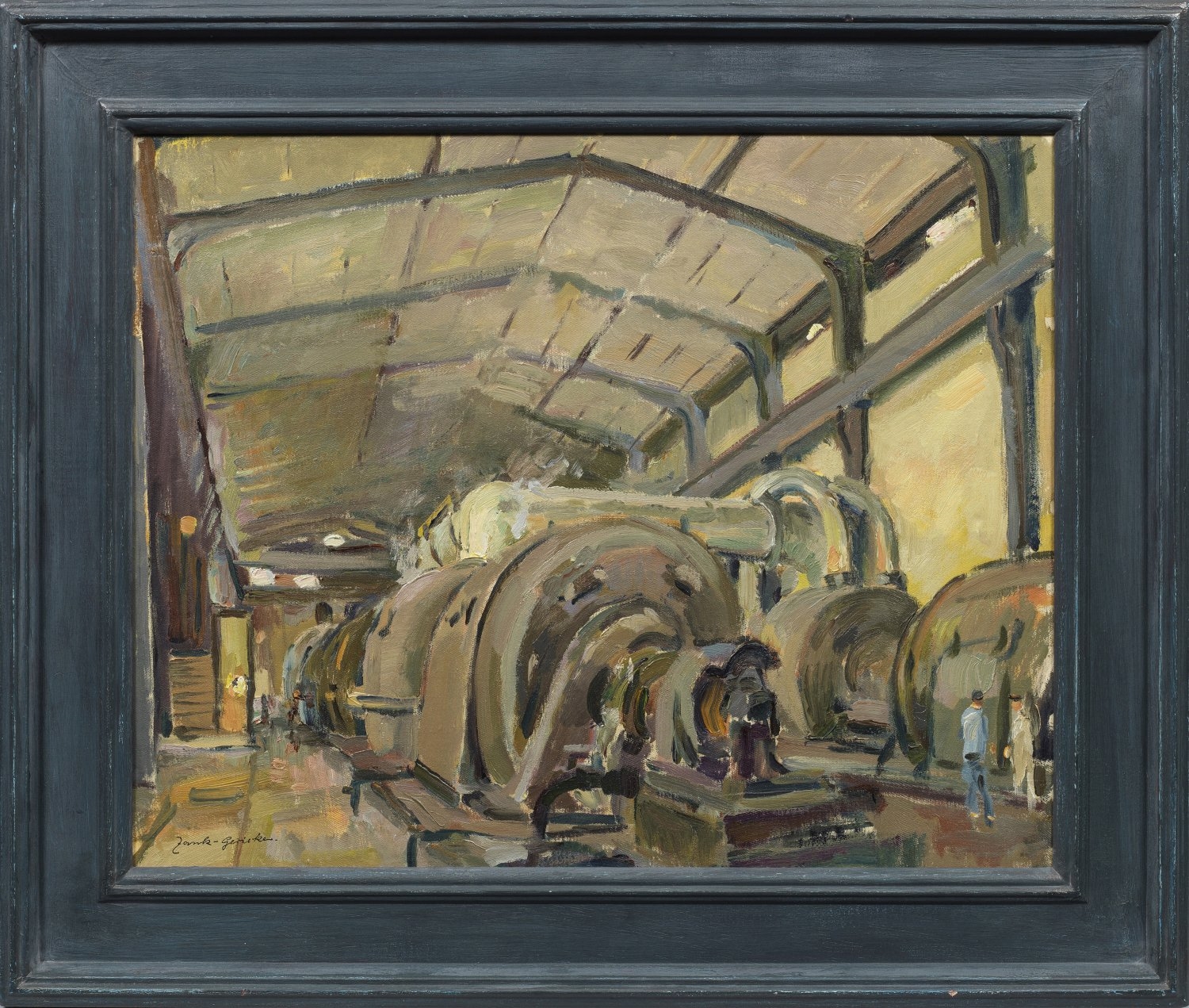 Hans Zank | Turbinenhalle (1945) | MutualArt