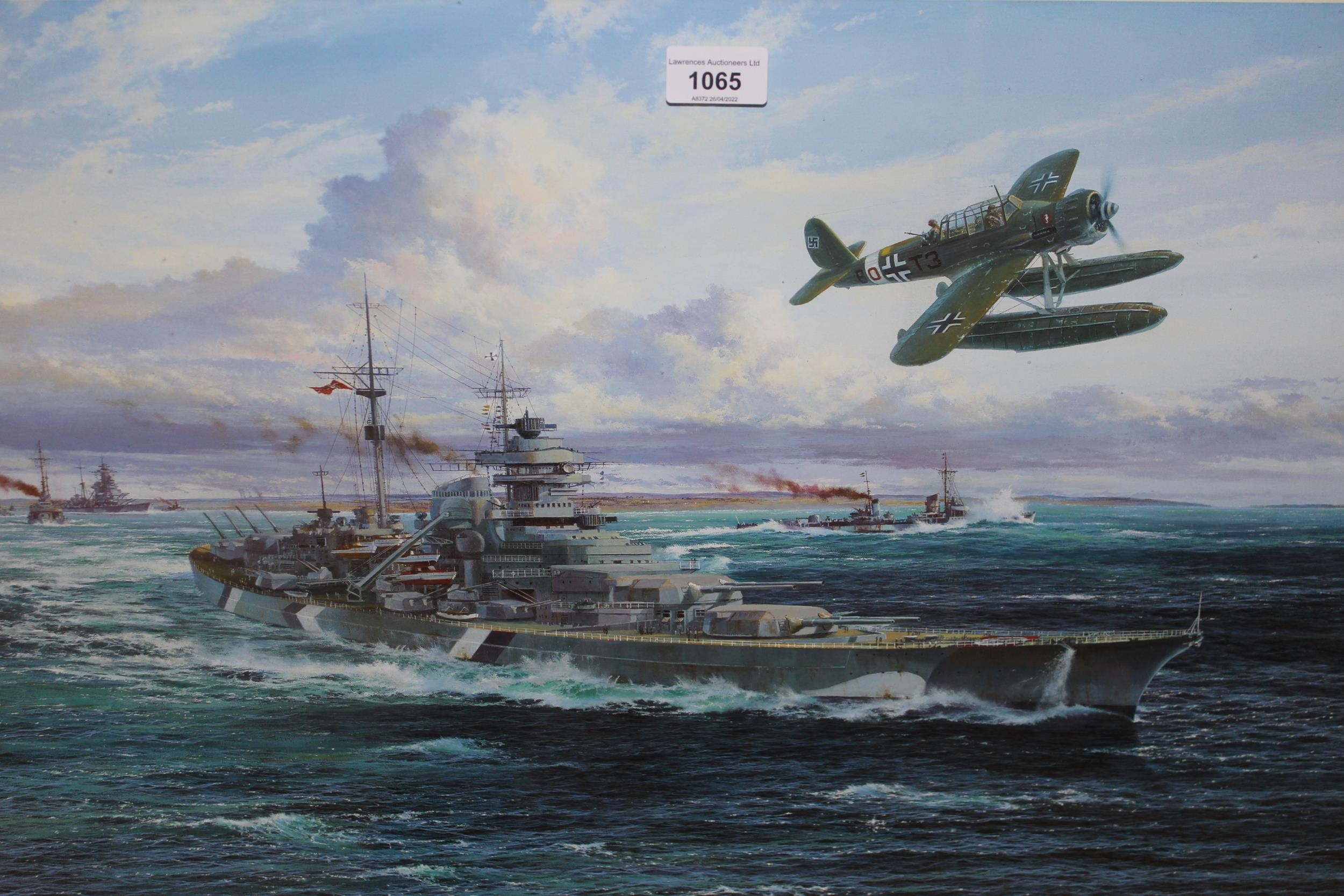 Simon W. Atack | Battleship Bismarck | MutualArt