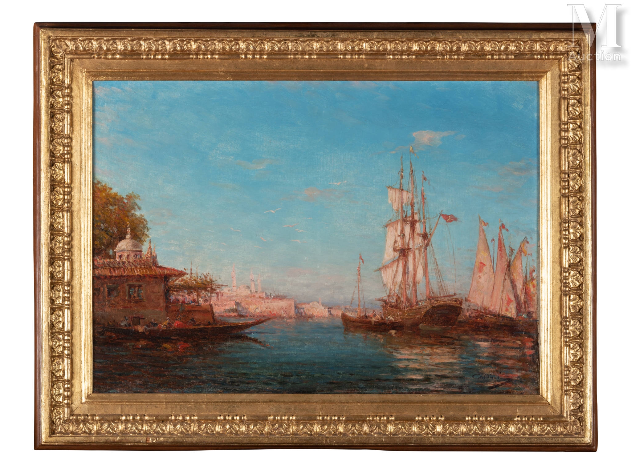 Alfredo Caldini | Voiliers sur le Bosphore | MutualArt