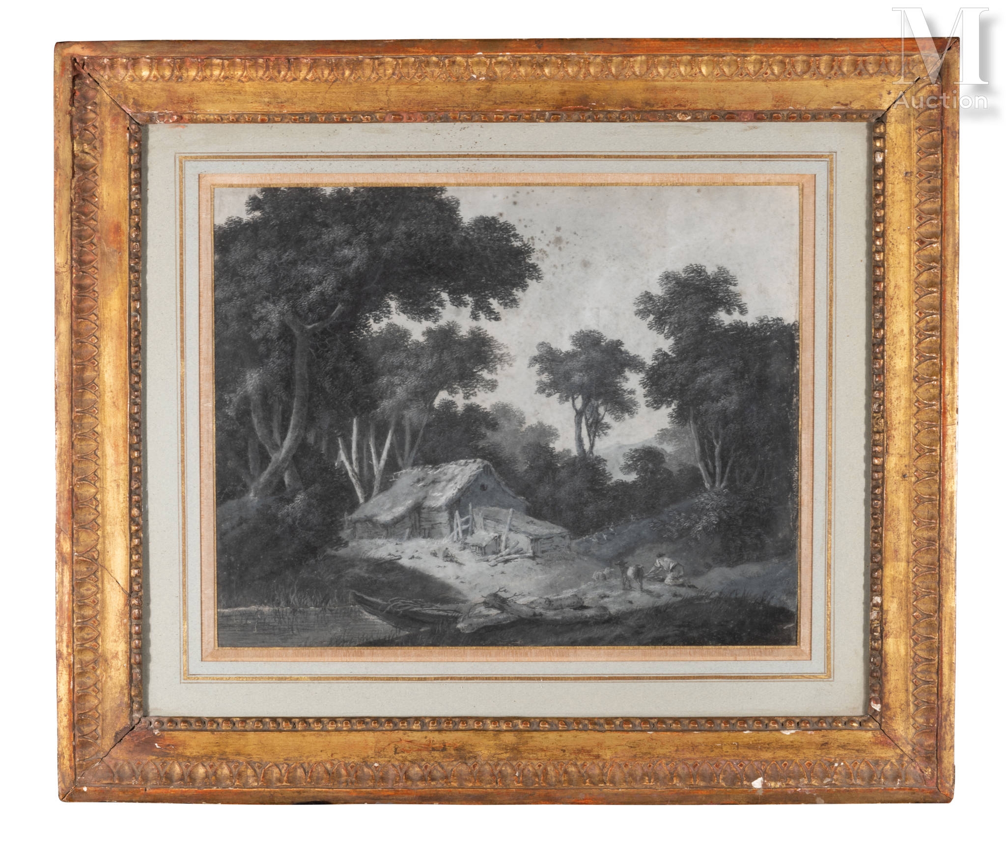 Jean Baptiste Pillement | Paysage à la chaumière | MutualArt