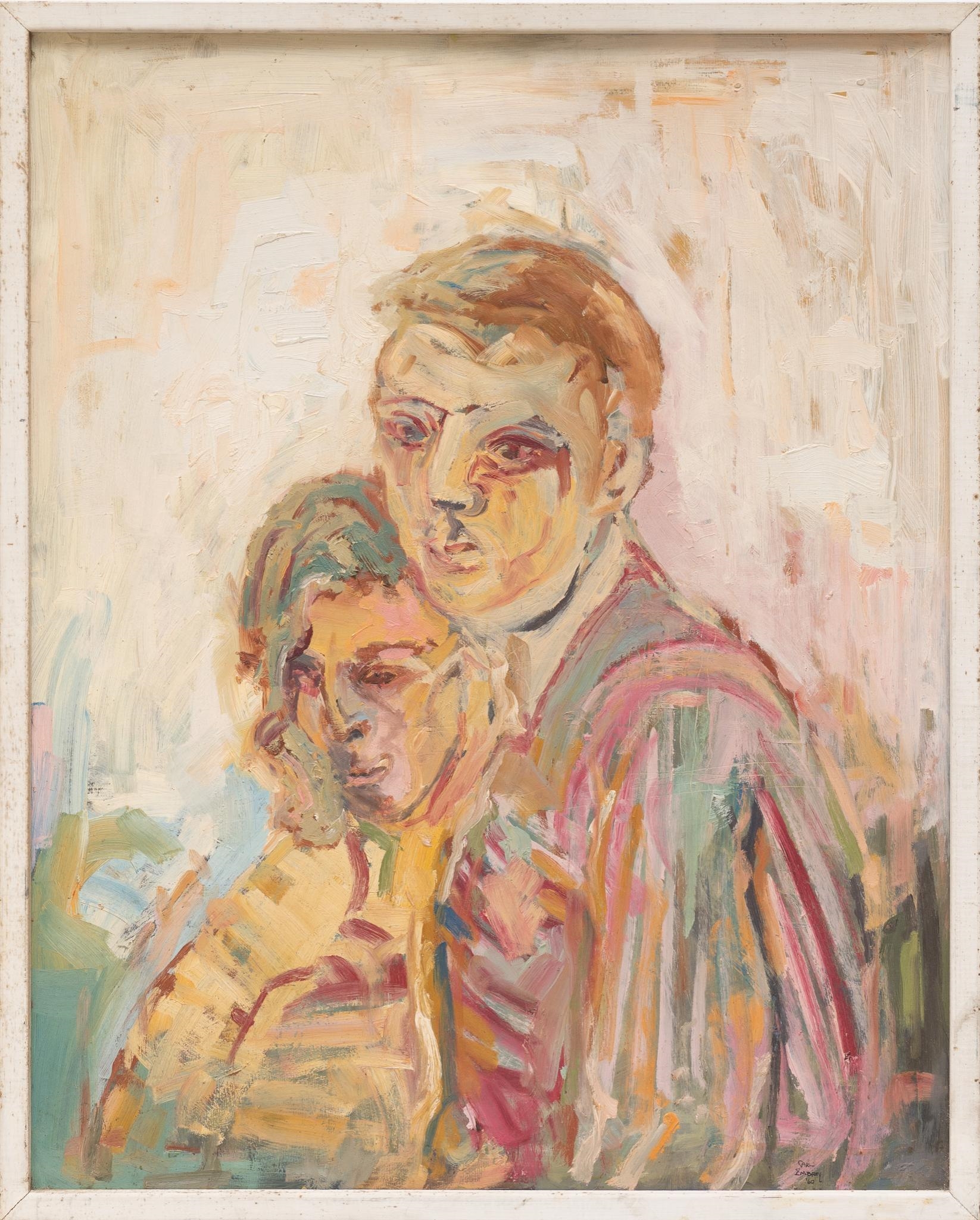 Carl Rice Embrey | Portrait of couple (1960) | MutualArt