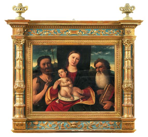 Francesco Rizzo da Santacroce | Madonna and Child with Saint John the ...