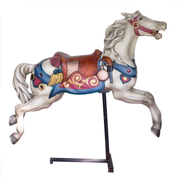 Charles Looff | Outer Jumper Carousel Horse (19th Century 20th Century ...