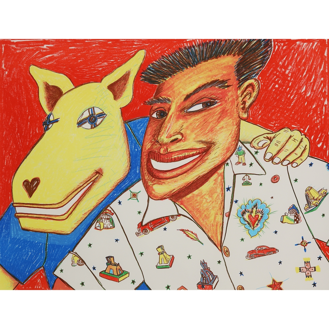 Gilbert Magú Luján | Styling in Santa Fe (1991) | MutualArt