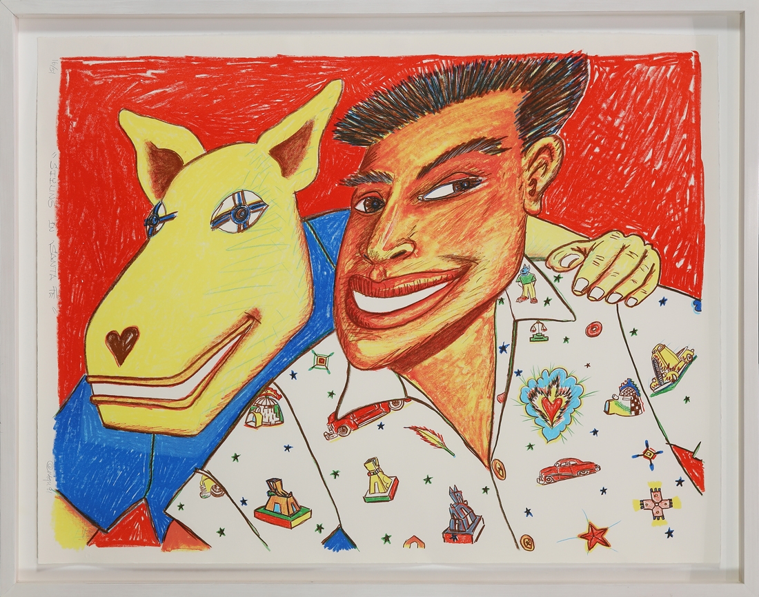 Gilbert Magú Luján | Styling in Santa Fe (1991) | MutualArt