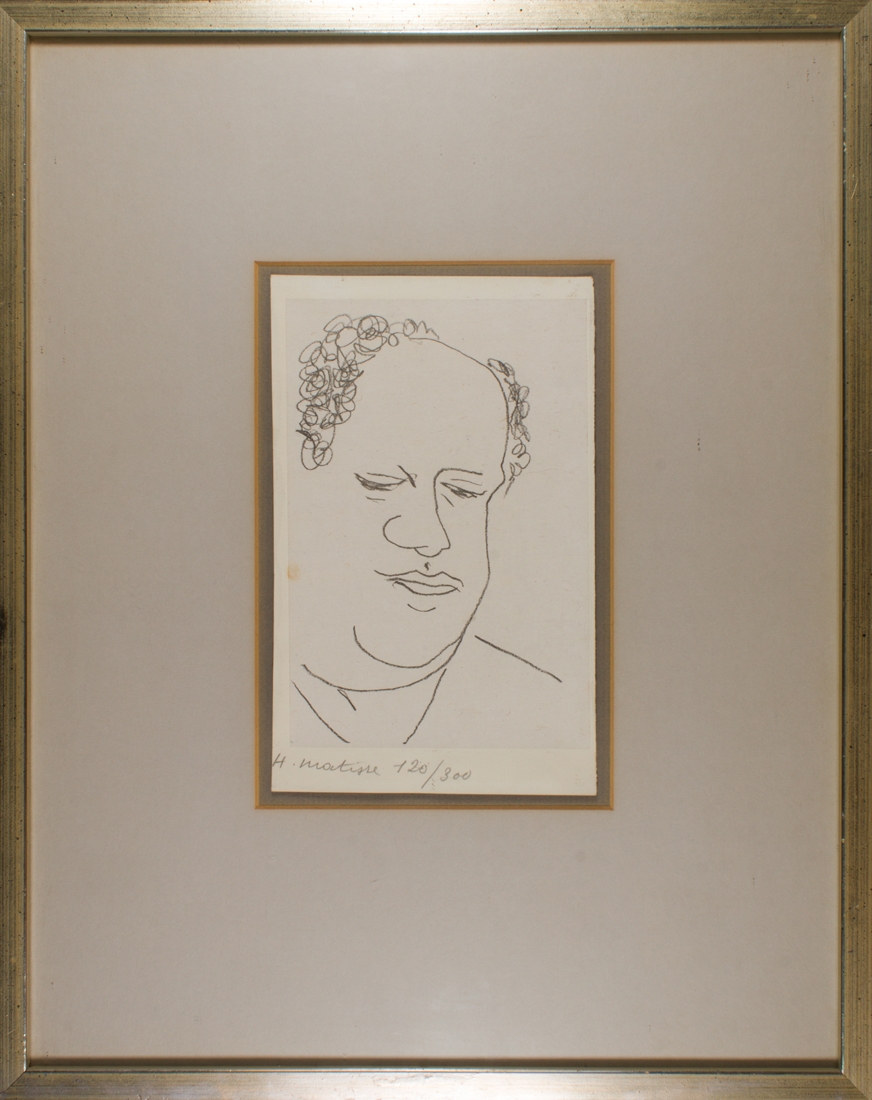 Henri Matisse | Portrait de Rene Leriche (1949) | MutualArt