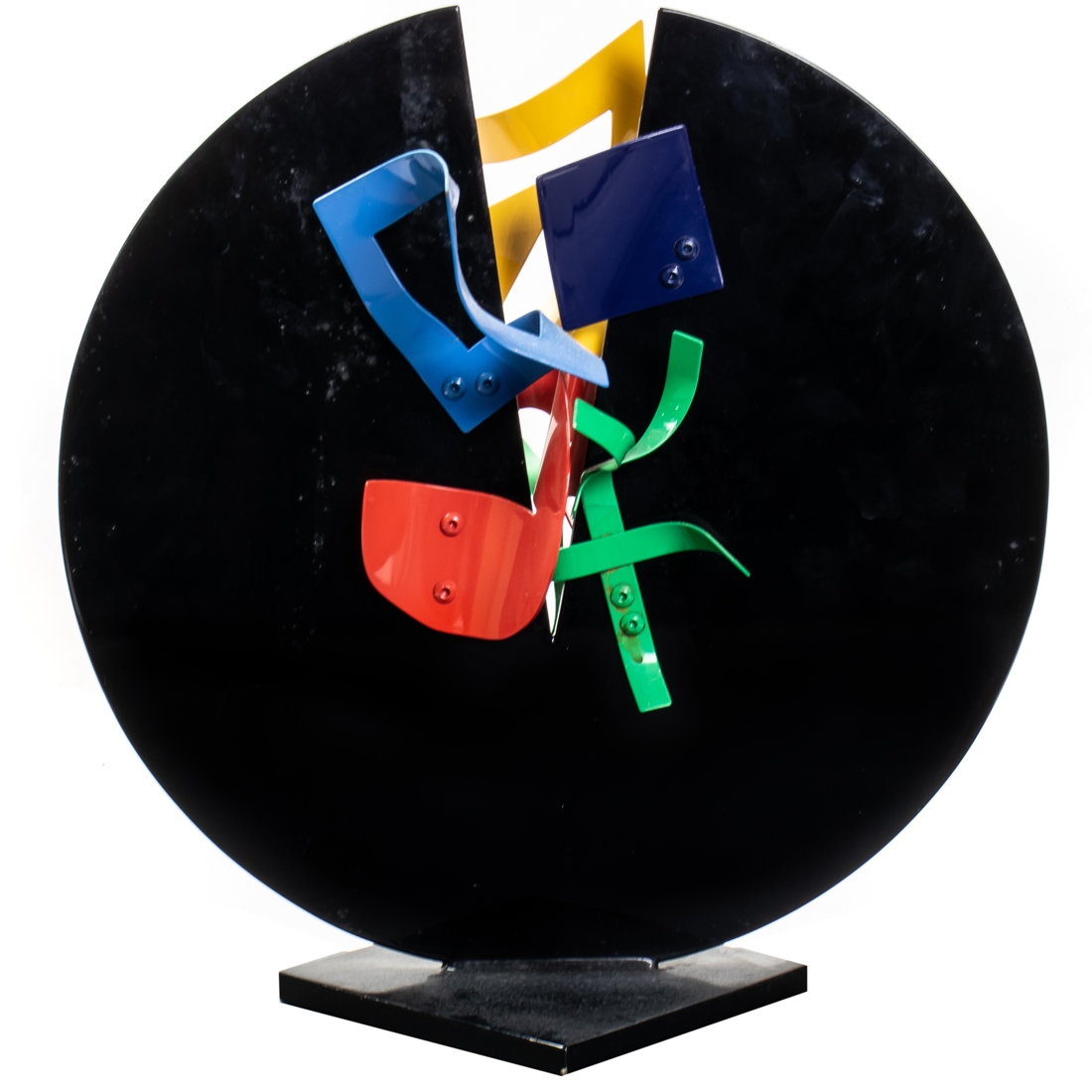 Ronald Edward Tatro | Abstract with Circular Forms (1991) | MutualArt