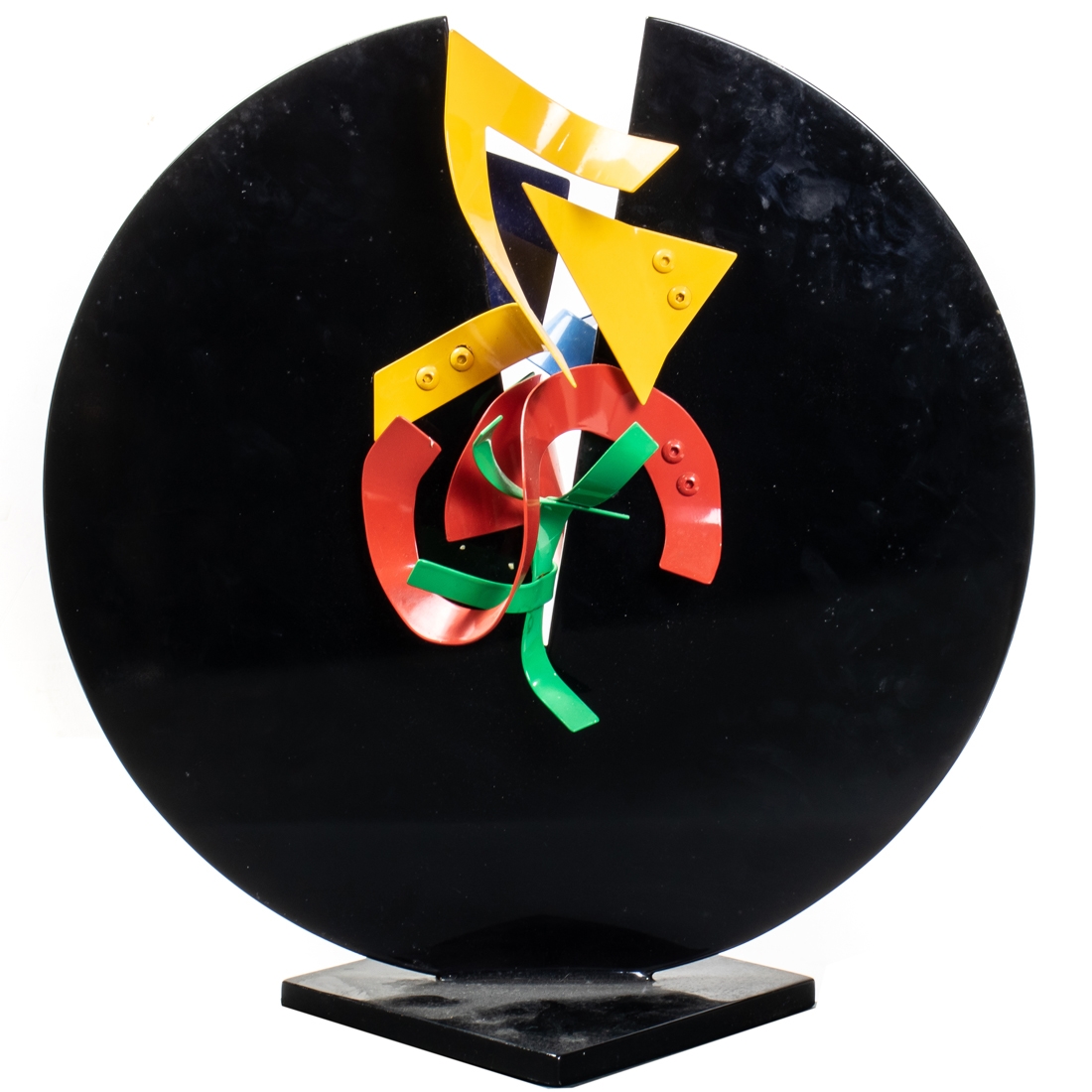 Ronald Edward Tatro | Abstract with Circular Forms (1991) | MutualArt