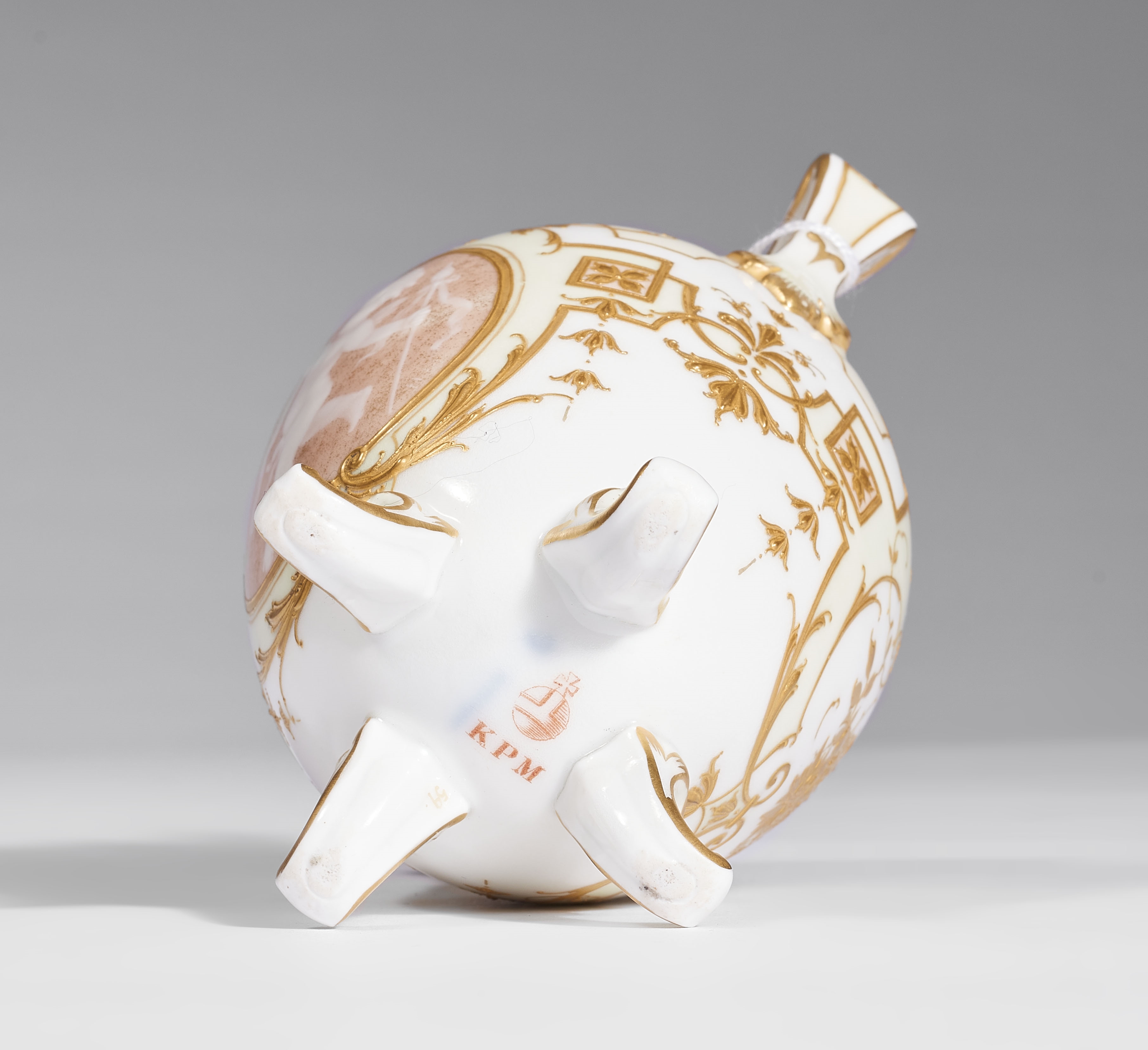KPM | A small Berlin KPM porcelain vase with pâte sur pâte decor (1881 ...