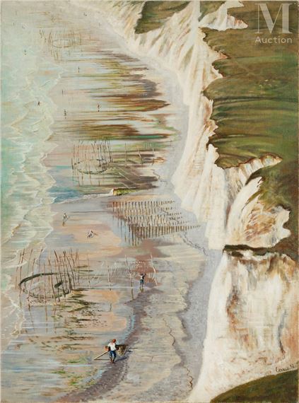 Leonid Berman | La côte de Dieppe (1938) | MutualArt