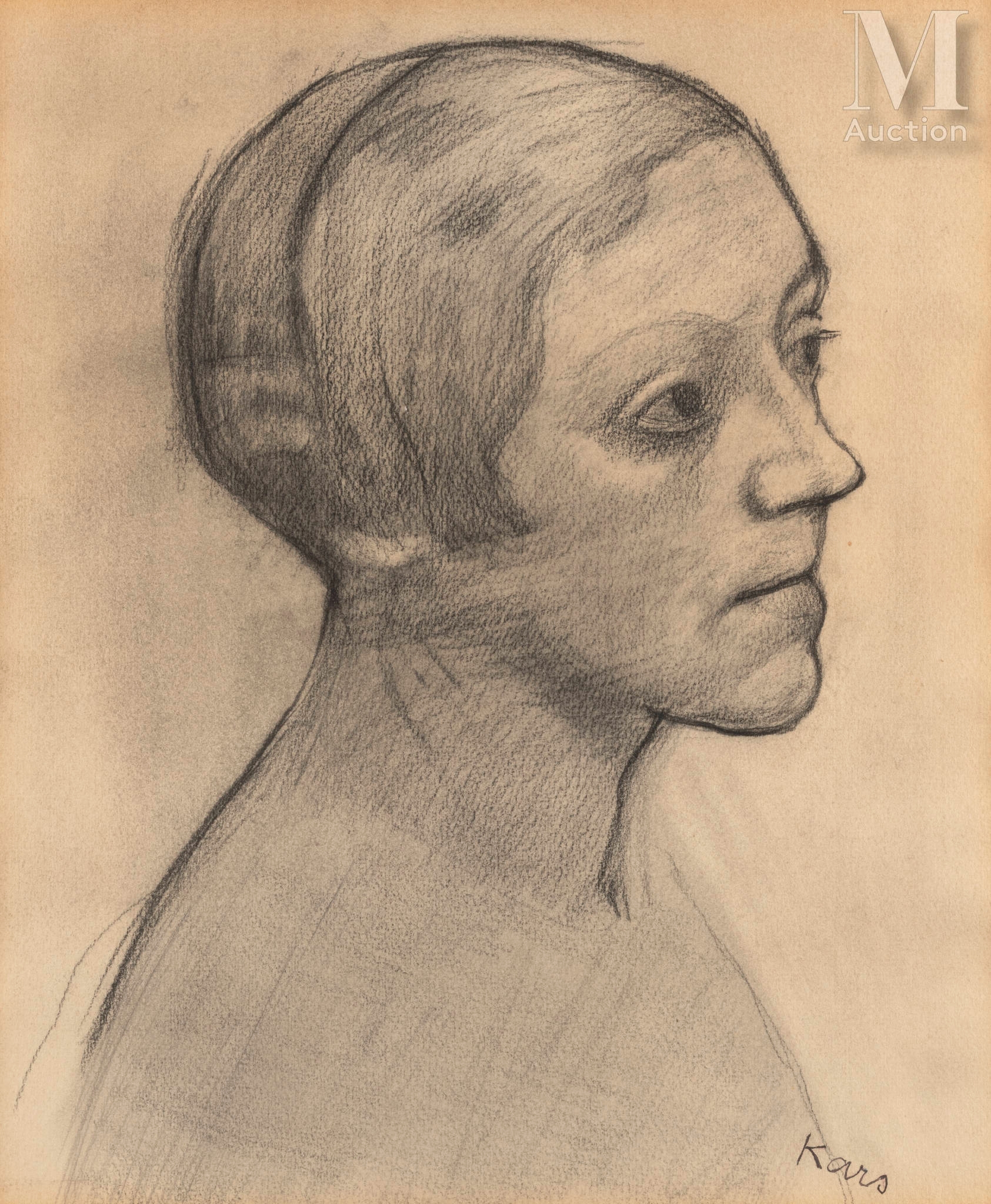 Georges Kars | Portrait de profil | MutualArt