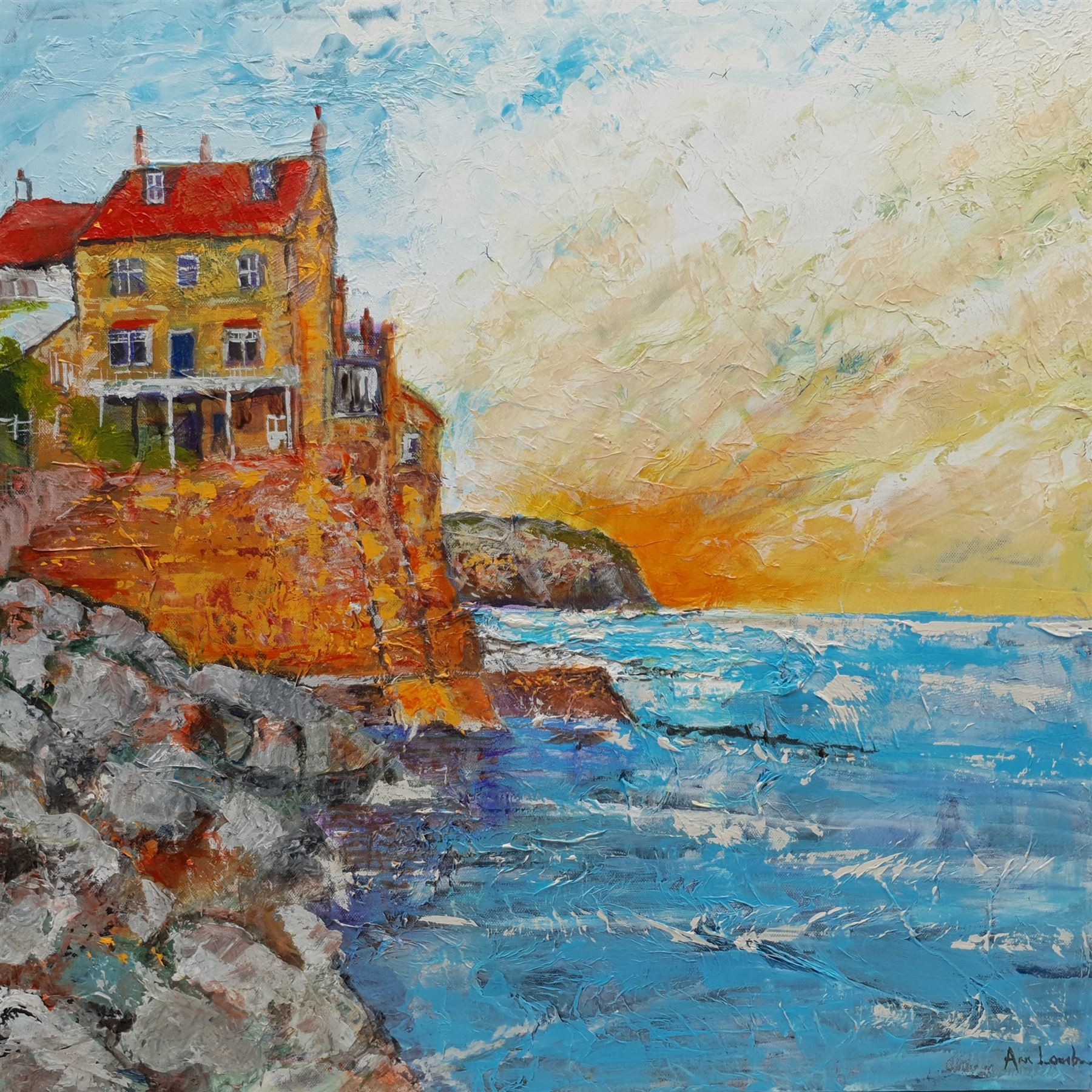 Ann Lamb | 'Robin Hoods Bay' | MutualArt