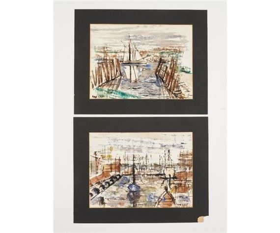 Ann Cole Phillips | Abstract of harbor scenes and sailboats | MutualArt
