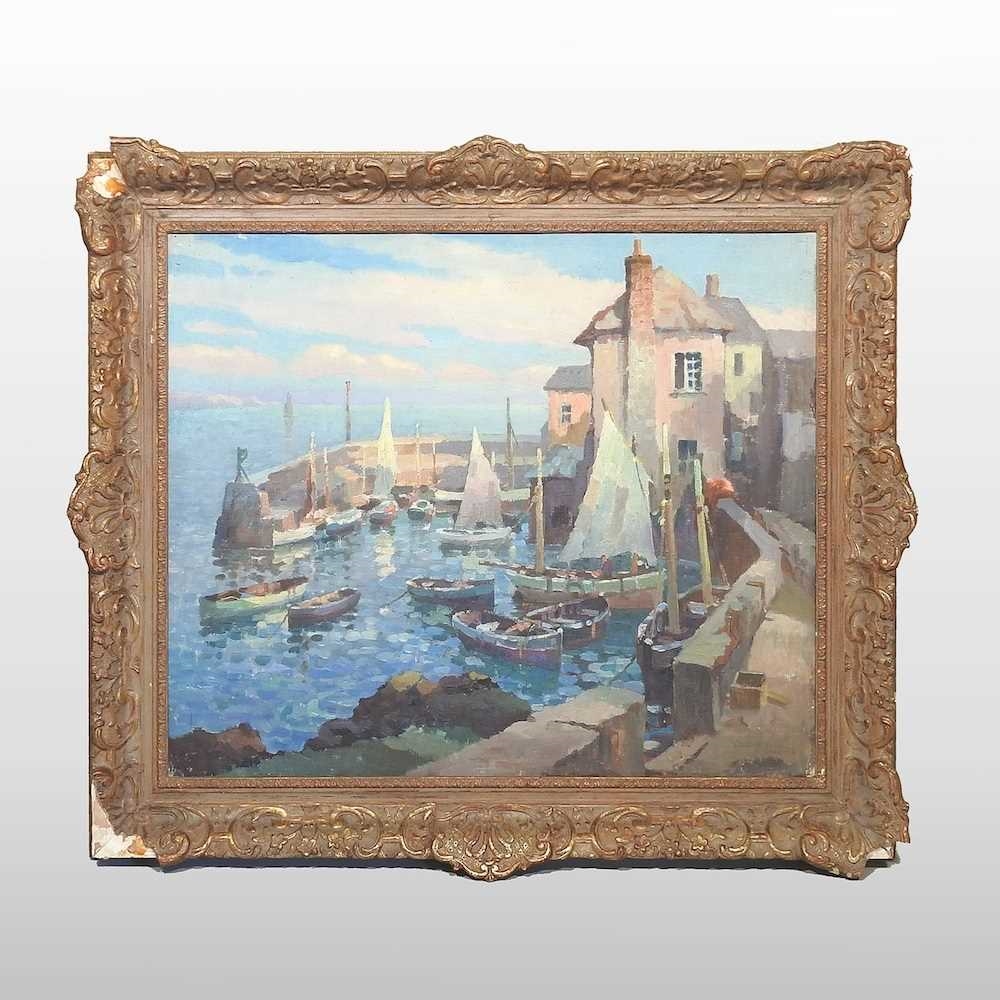 George Ayling | The Small Harbour of Coverack, Cornwall (1887 - 1960 ...