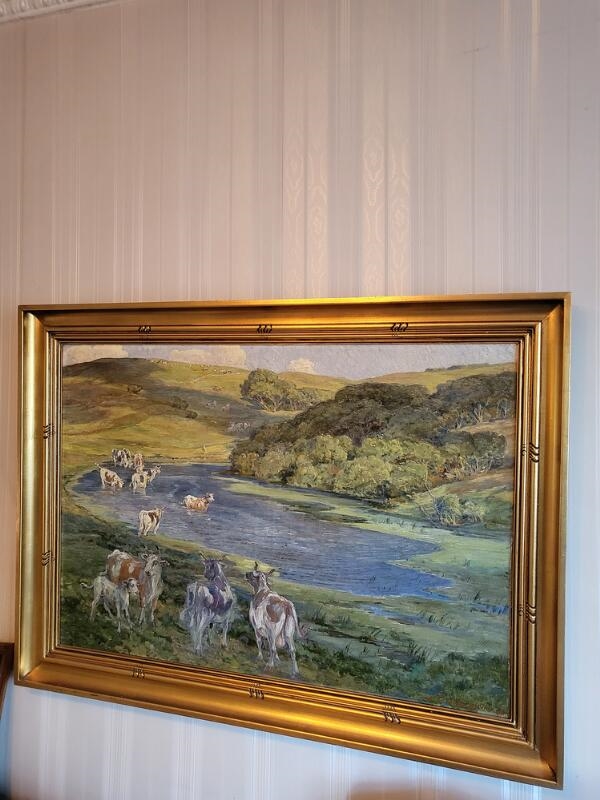 Carl Budtz-Moller | Cows on a field (1914) | MutualArt