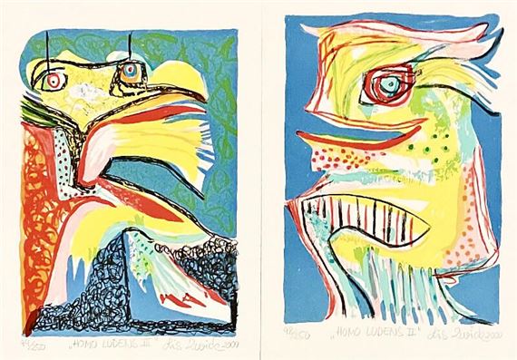 Lis Zwick | Homo Ludens II & Homo Ludens III (2002) | MutualArt