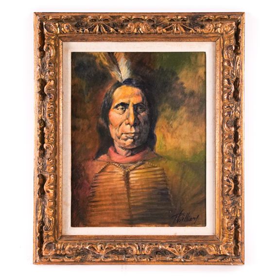 Paul Williams | Portrait of a Native American | MutualArt