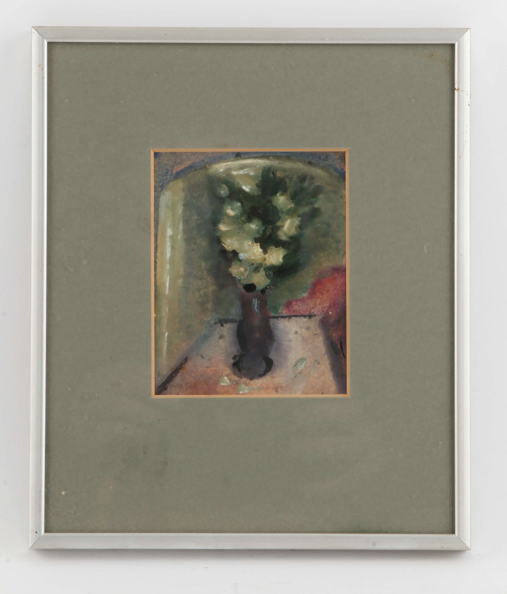 George Gault | A vase of white flowers | MutualArt