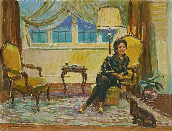 Walter Langhammer | Portrait Of Magda Newman | MutualArt