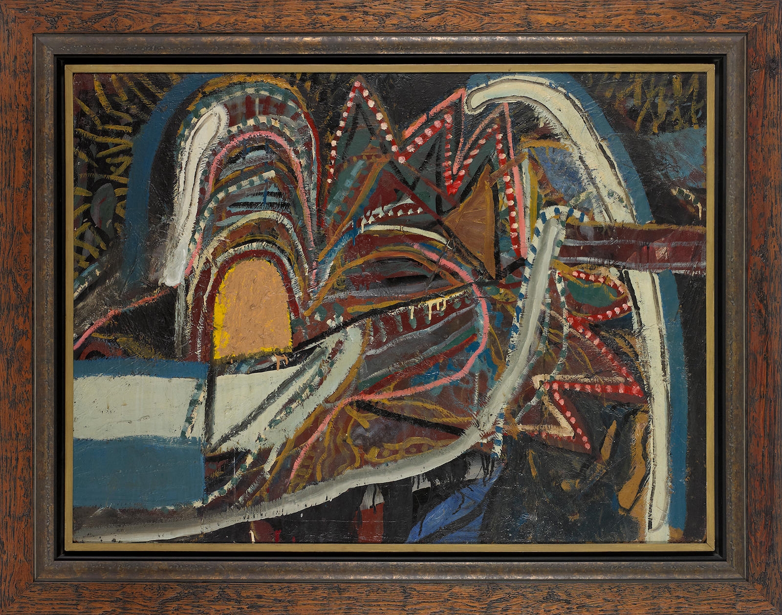 John Firth-Smith | Luna Park and Bridge at Night, 1964 (1964) | MutualArt