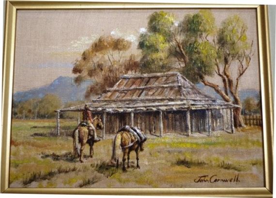 John Cornwell | .) Back at the shack | MutualArt