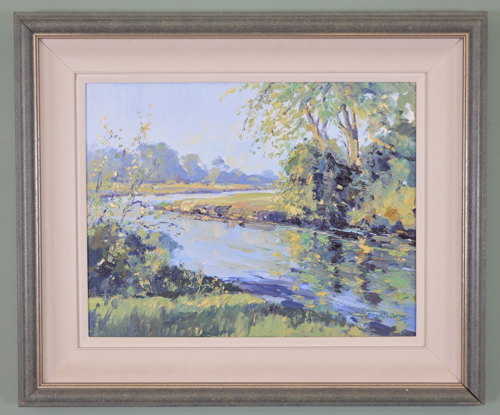 Gerald Carson | River landscape | MutualArt