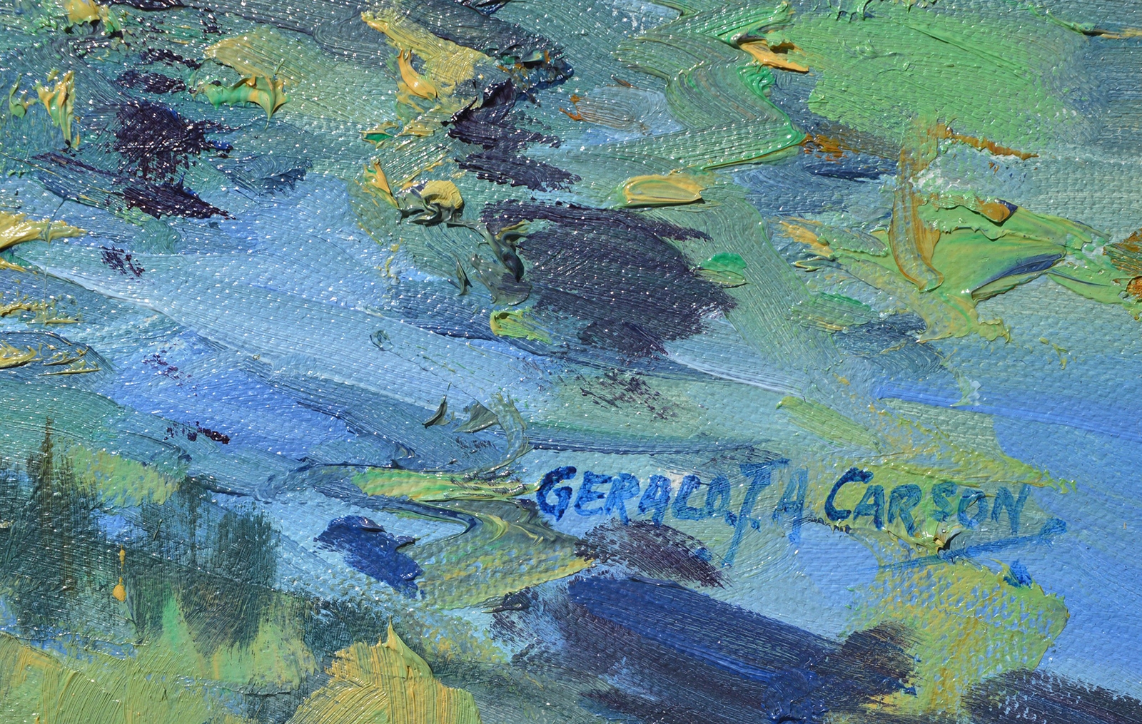 Gerald Carson | River landscape | MutualArt
