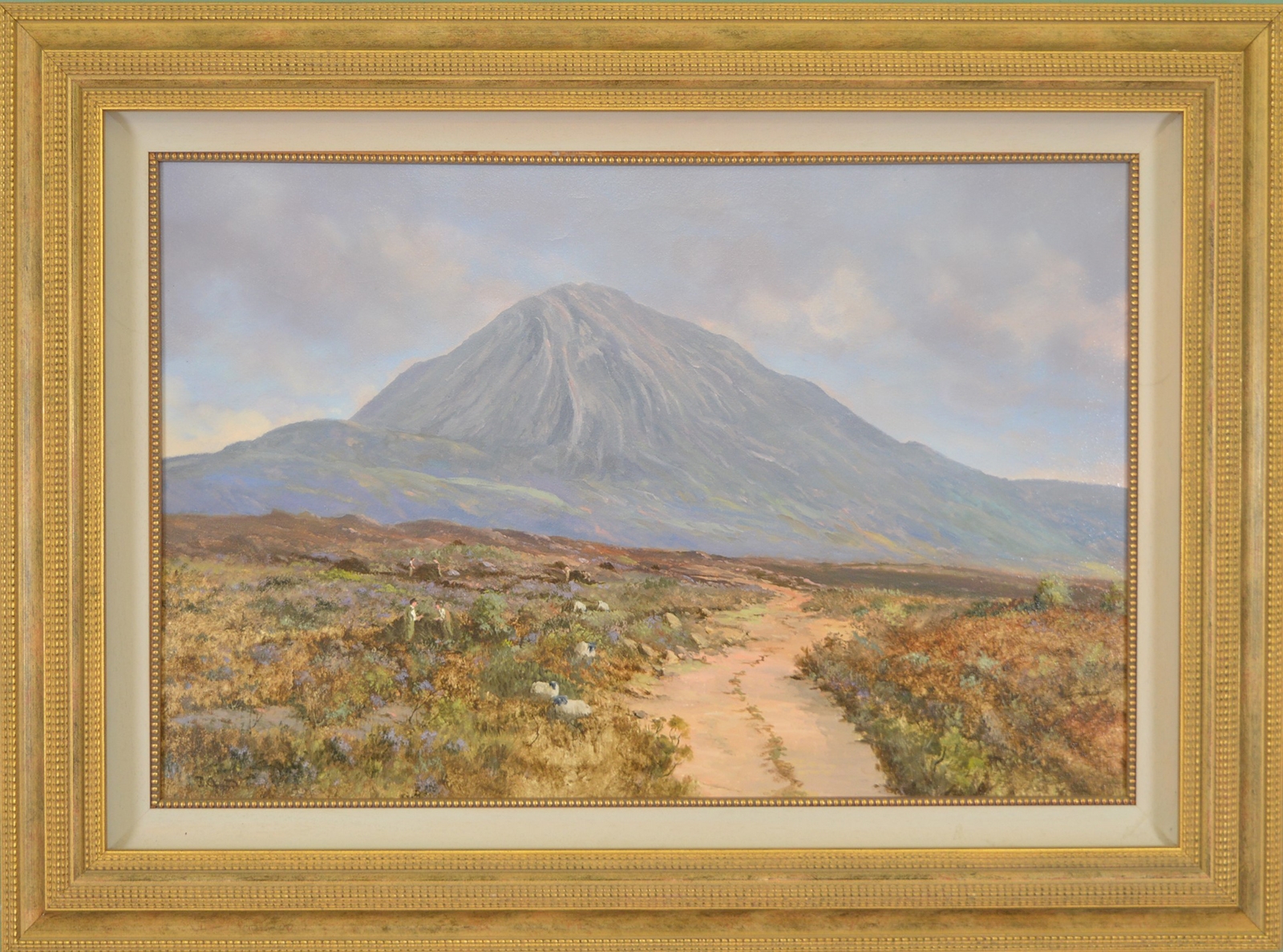 David Overend | Workers under Errigal | MutualArt