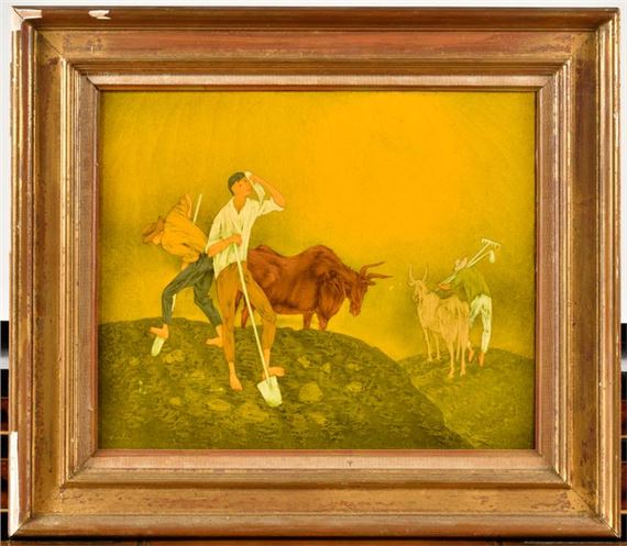 Félix Varla | The ploughmen | MutualArt