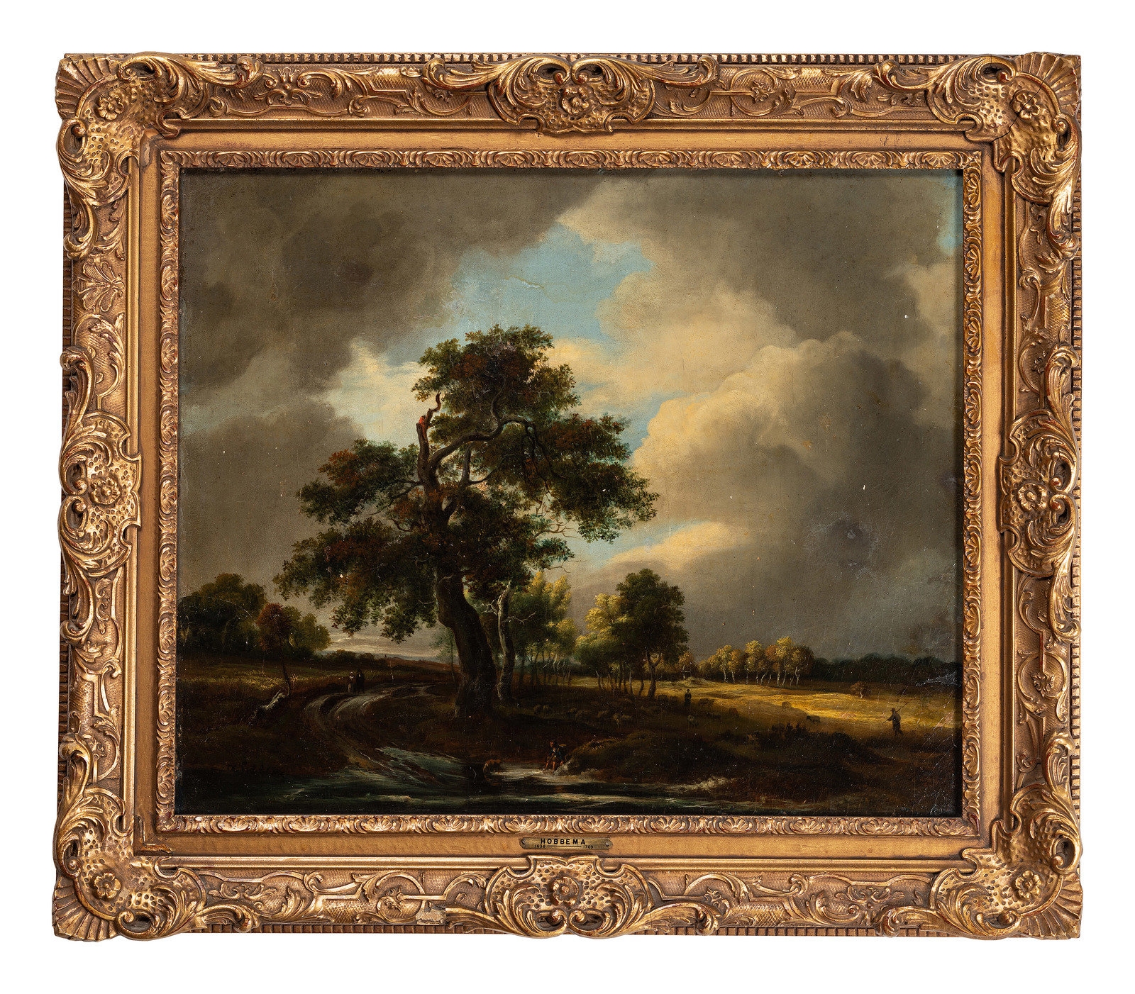 Meindert Hobbema | Figures in a Landscape | MutualArt
