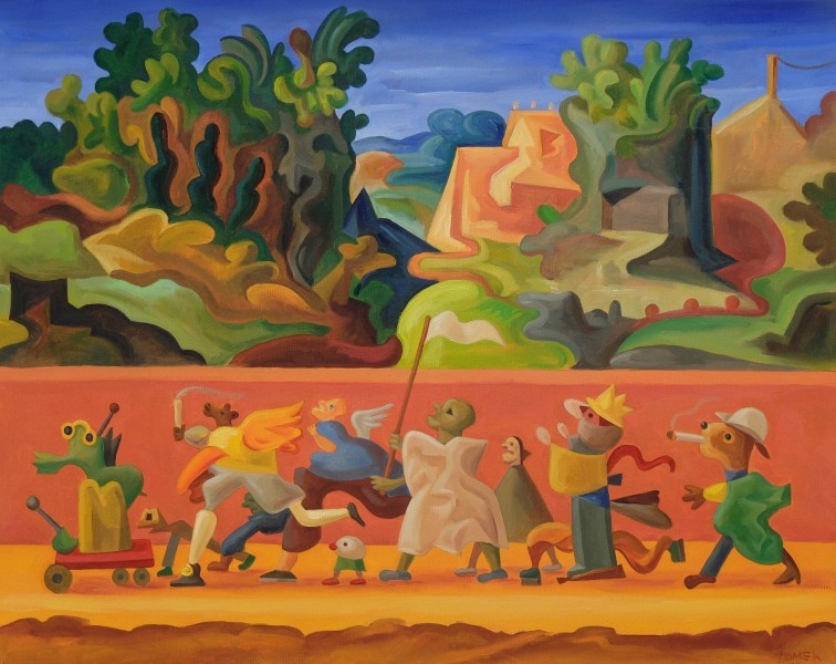 Michal Tomek | On a walk (2021) | MutualArt