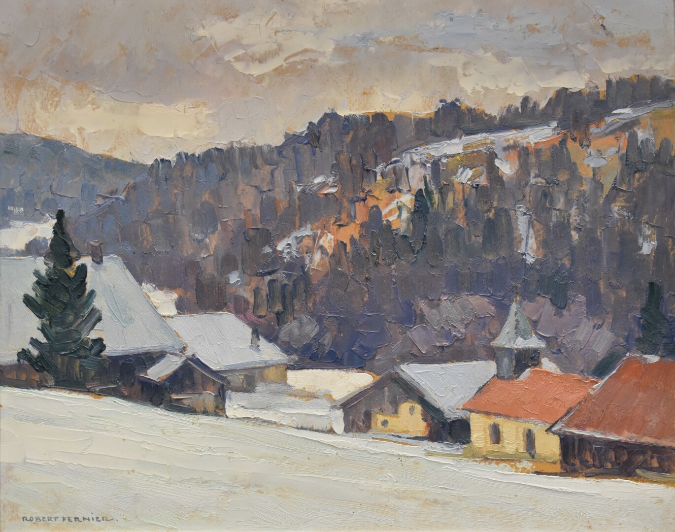 Robert Fernier | HAMEAU DE CHAPELLE-MIJOUX (1960) | MutualArt