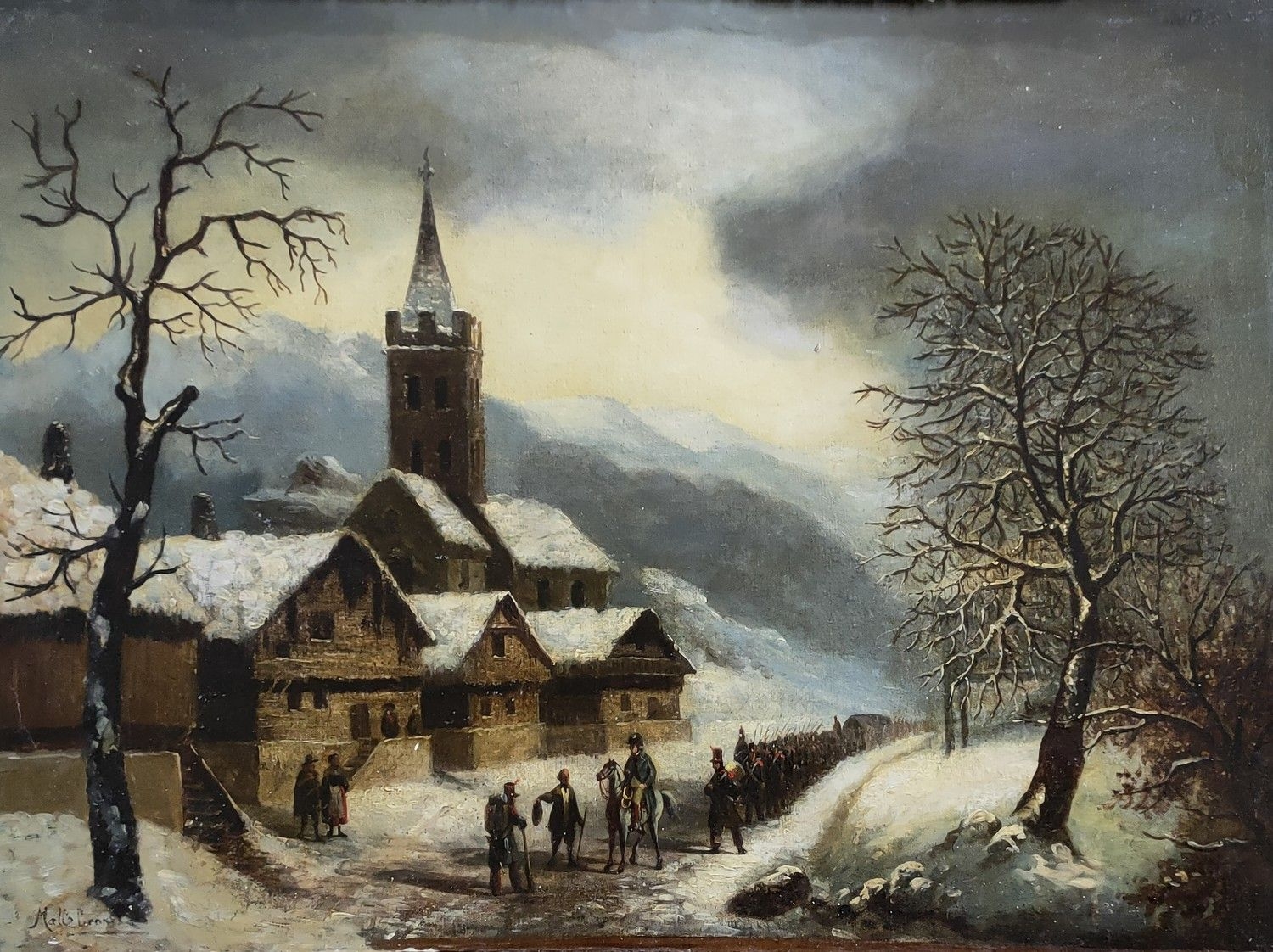 Louis-Claude Malbranche | The Emperor Napoleon I and his troops ...