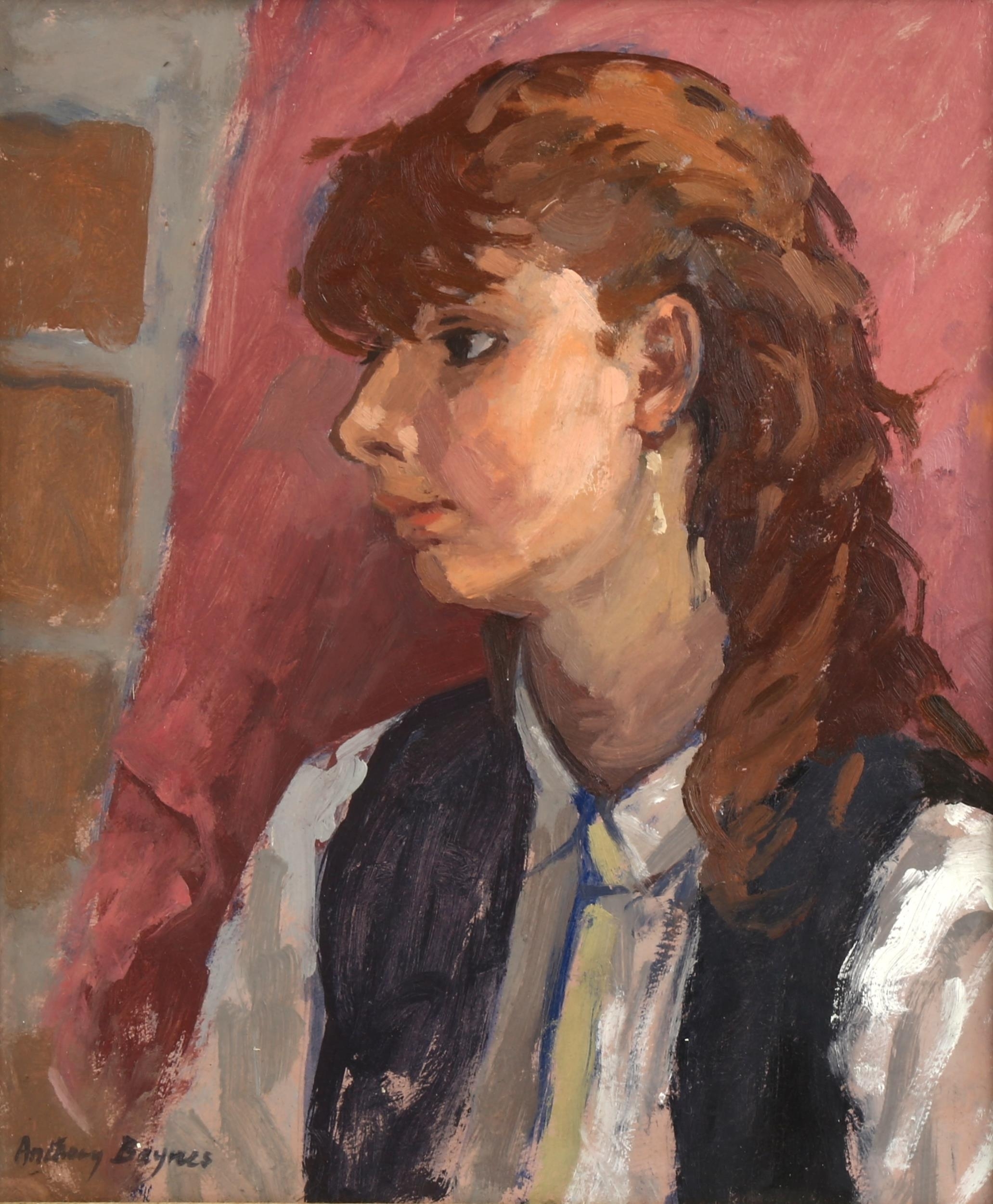Anthony Baynes | Portrait of a girl | MutualArt