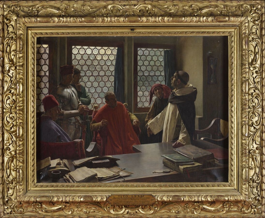 Tito Lessi | Toscanelli et les ambassadeurs de Portugal (1903) | MutualArt