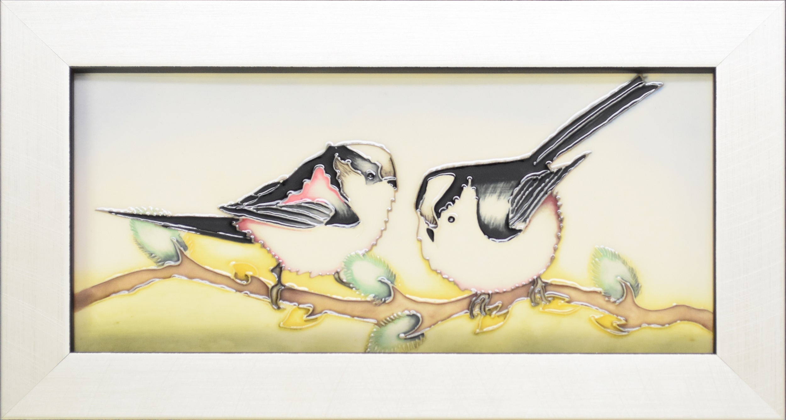 Vicky Lovatt | A Moorcroft pottery plaque decorated with Long-Tailed ...